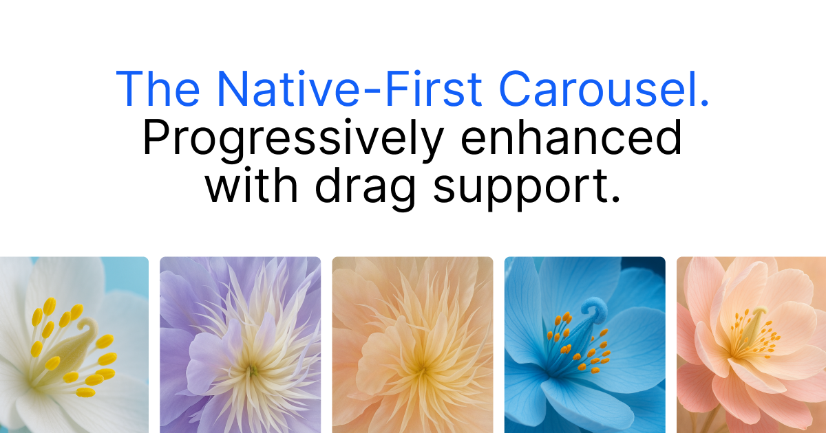 Getting Started with Blossom Core · Blossom Carousel